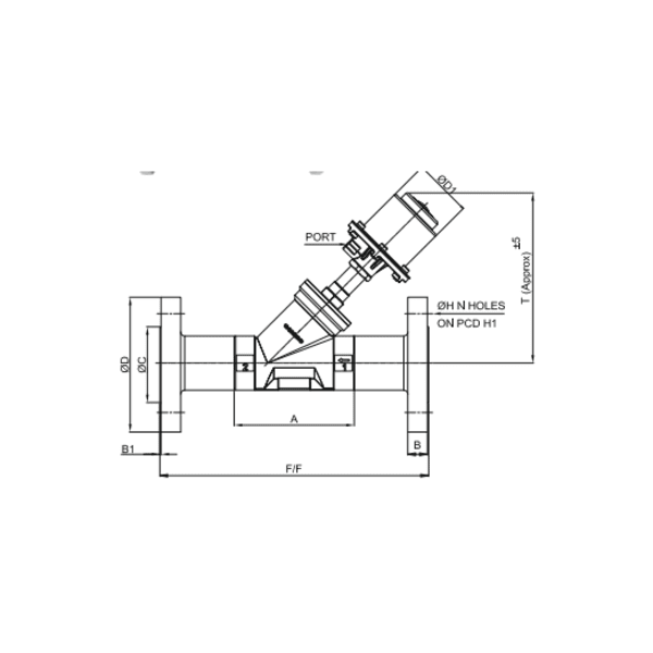 Angle type Control Valves | Products | Stanvalves