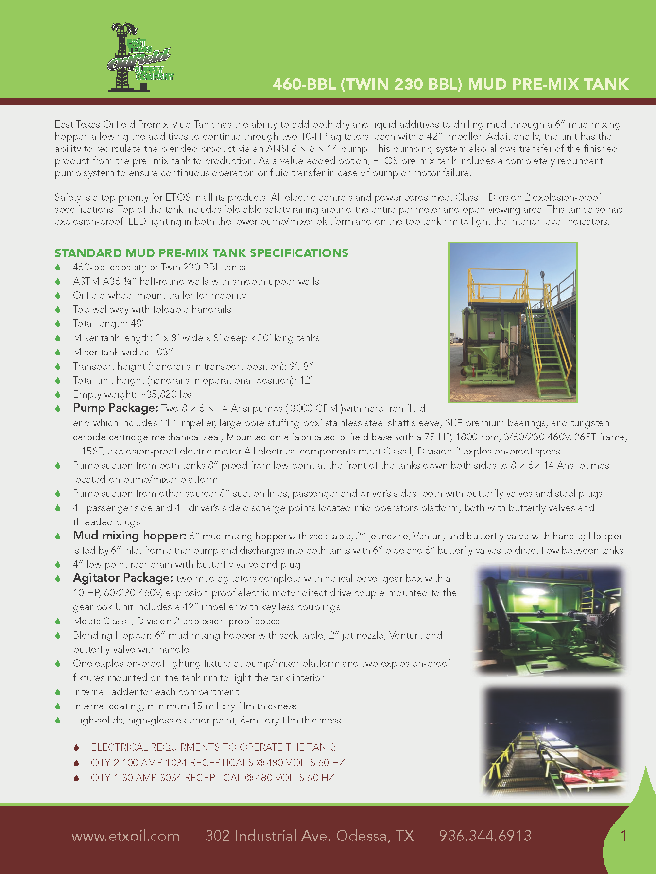 Equipment & Products | ETX OIL