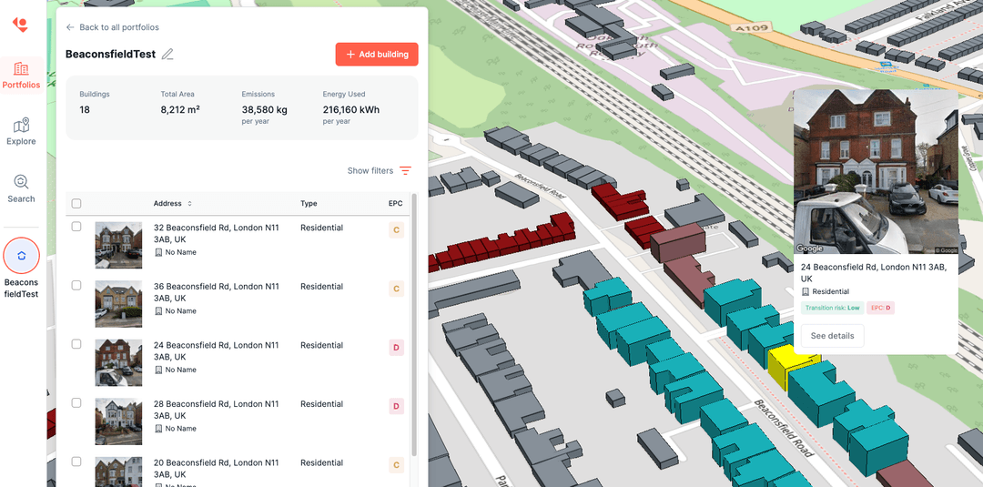 MapMortar - Property Portfolio Decarbonisation