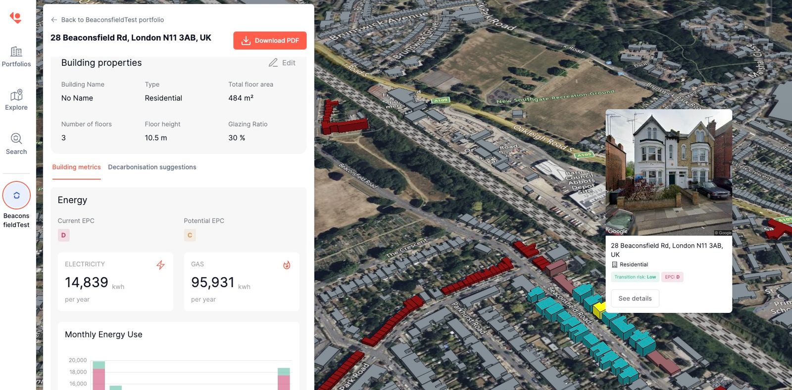 MapMortar - Property Portfolio Decarbonisation