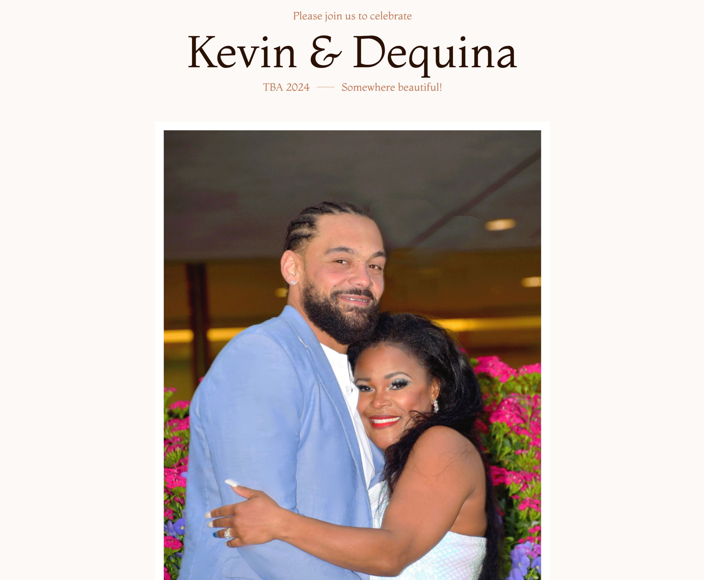 Kevin and Dequina Wedding 2024