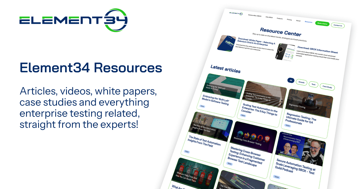 Resource Center | Element34