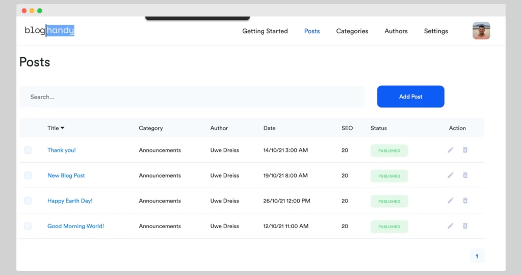 How can I integrate BlogHandy with Calendesk? | Calendesk