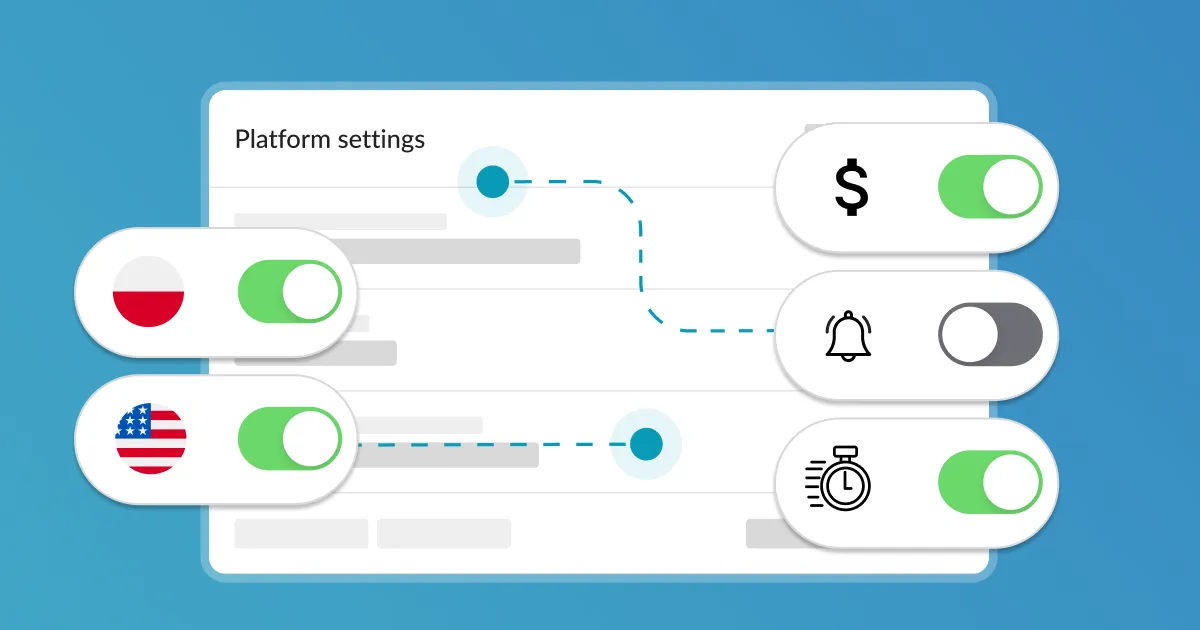 How can I configure platform settings including timezone, language ...