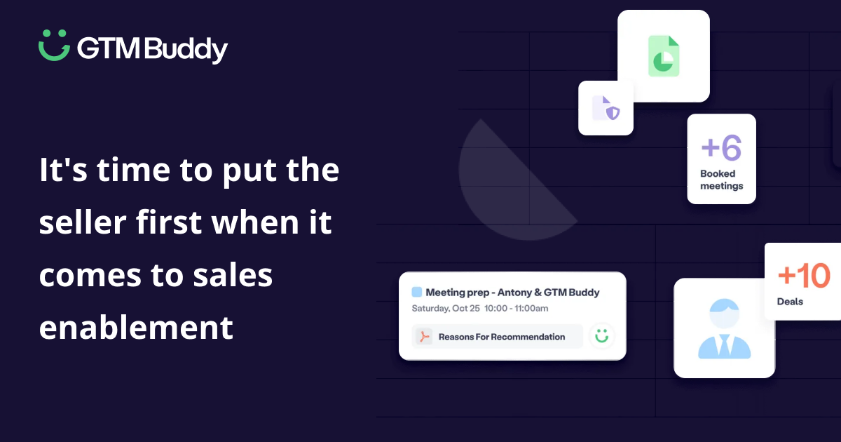 GTM Buddy for Sales Reps | Enable a New Generation of Smart Sellers