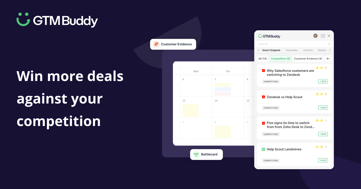 Competitive Enablement | Sales Enablement Platform | GTM Buddy