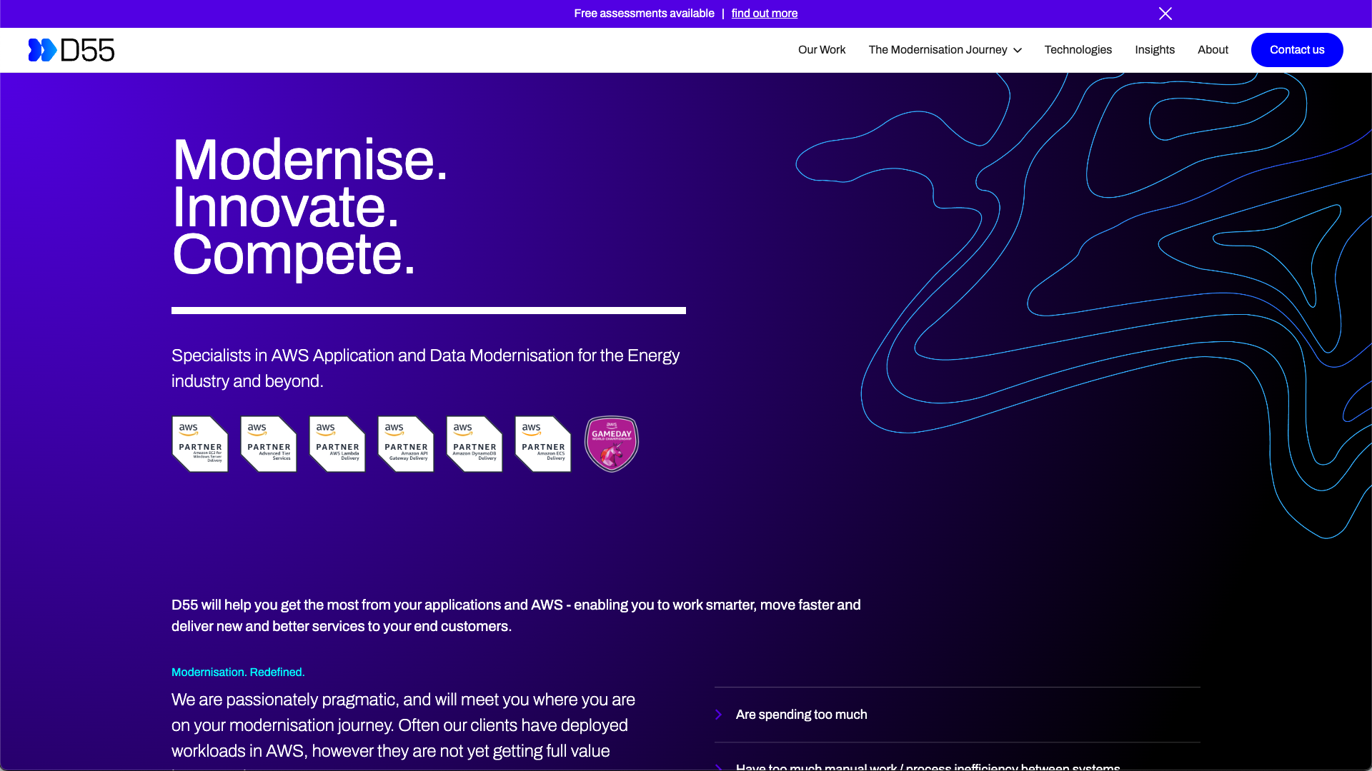 D55 - AWS Modernisation Specialists