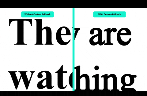 Reducing layout shift with custom fallback fonts | Speed Kit