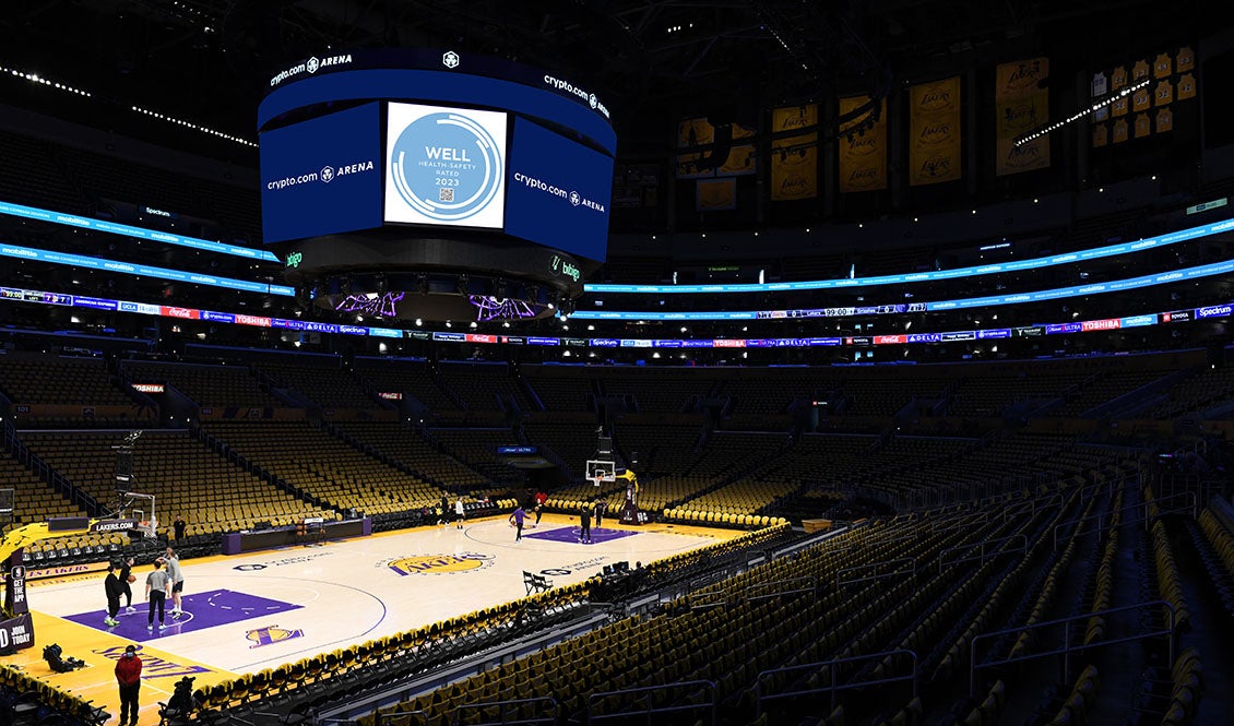 Crypto.com Arena Achieves WELL Health-Safety Rating