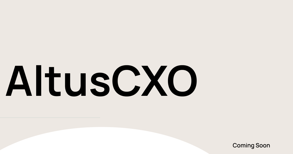 The future home of Altus CXO