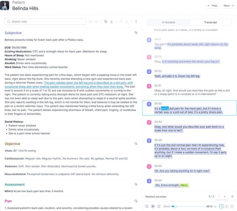DeepScribe AI Medical Scribe