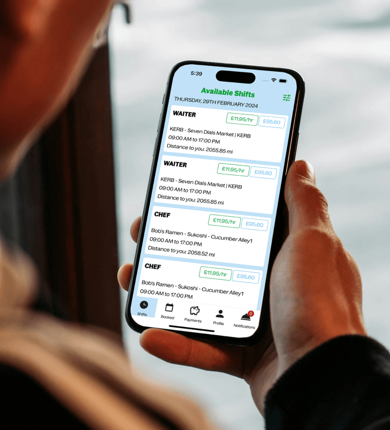 Slinger | Hospitality Jobs