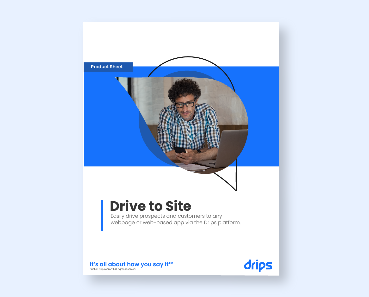 Drive To Site — Drips Conversations as a Service