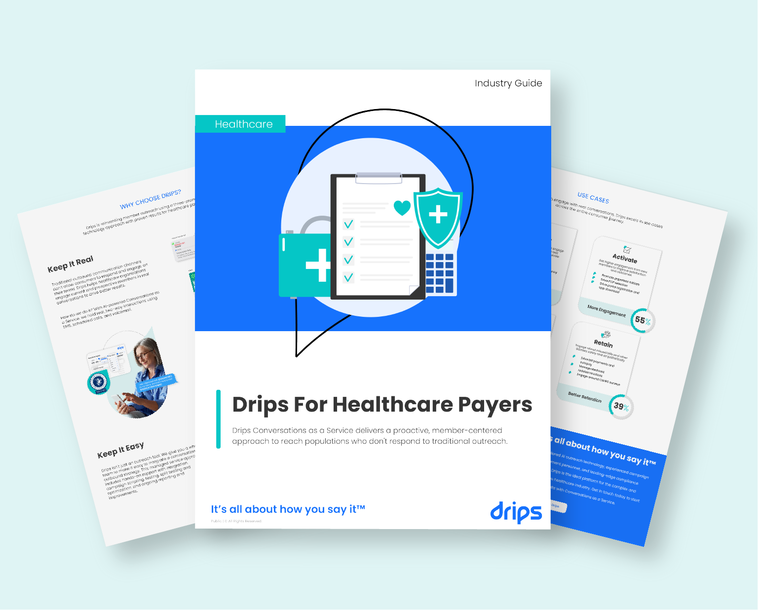 Drips For Healthcare Payers — Drips Conversations as a Service