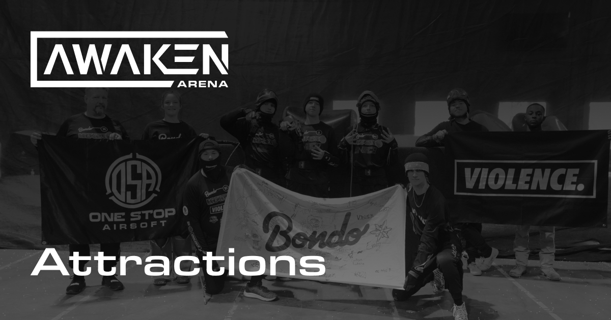 Awaken Arena - Exciting Attractions: Airsoft & Nerf Battles