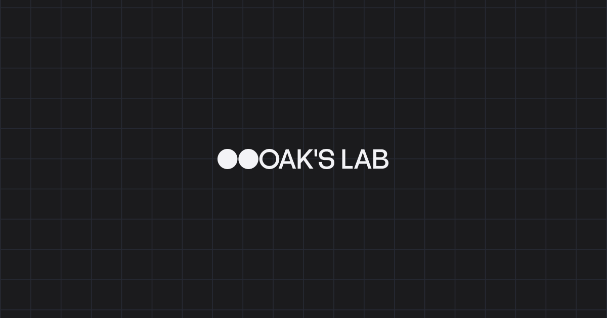Let's talk - OAK'S LAB