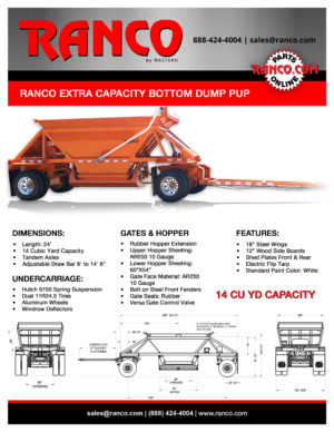 Ranco Trailer Brochures - Information for Commercial Dump Trailers