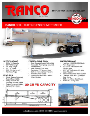 Ranco Trailer Brochures - Information for Commercial Dump Trailers