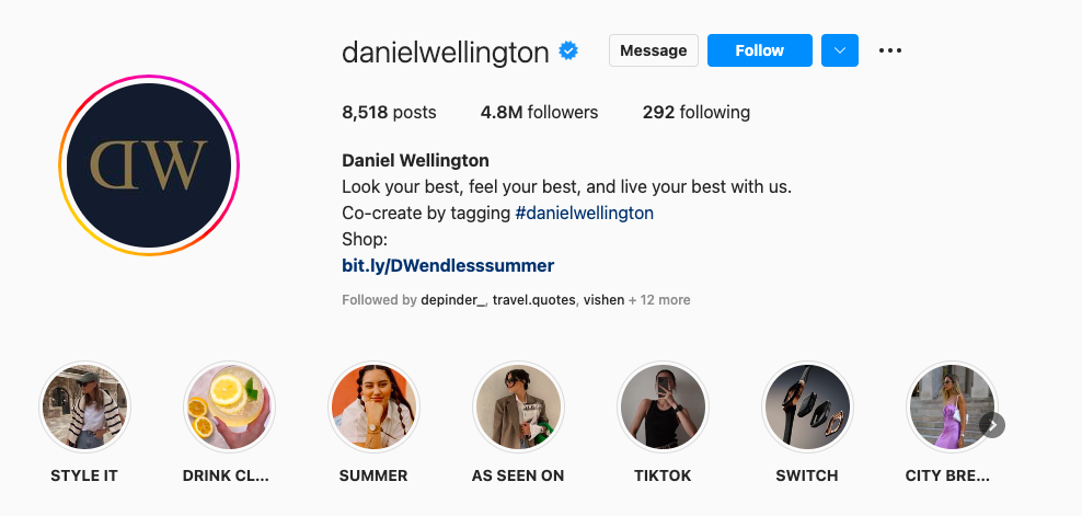 SARAL Forensics: Daniel Wellington Influencer Marketing - SARAL