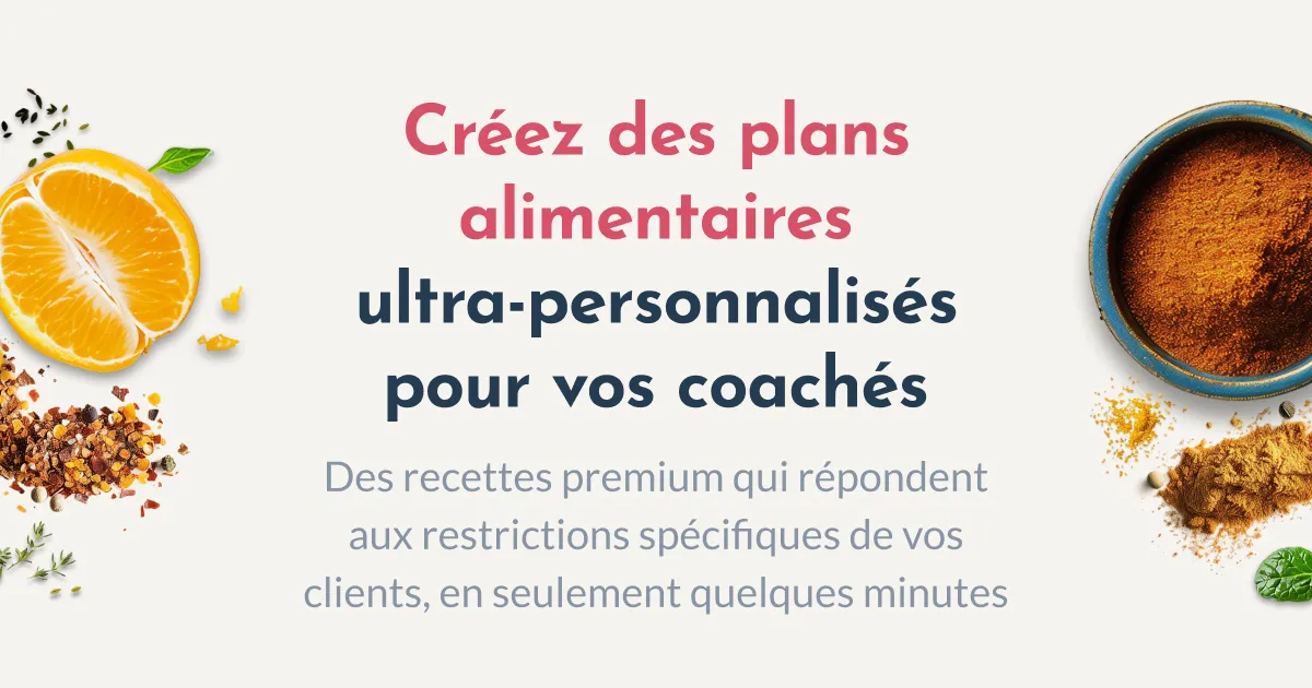 Pro Meal Plan | Créez des plans alimentaires ultra-personnalisés pour ...