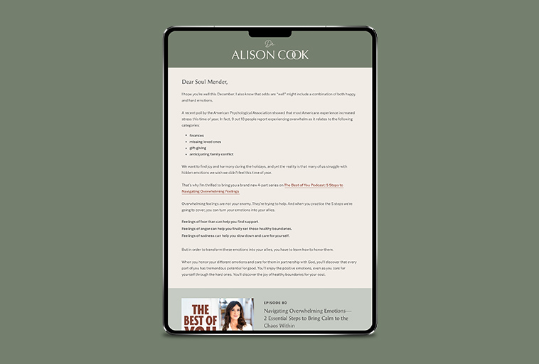 Dr. Alison Cook | Homepage