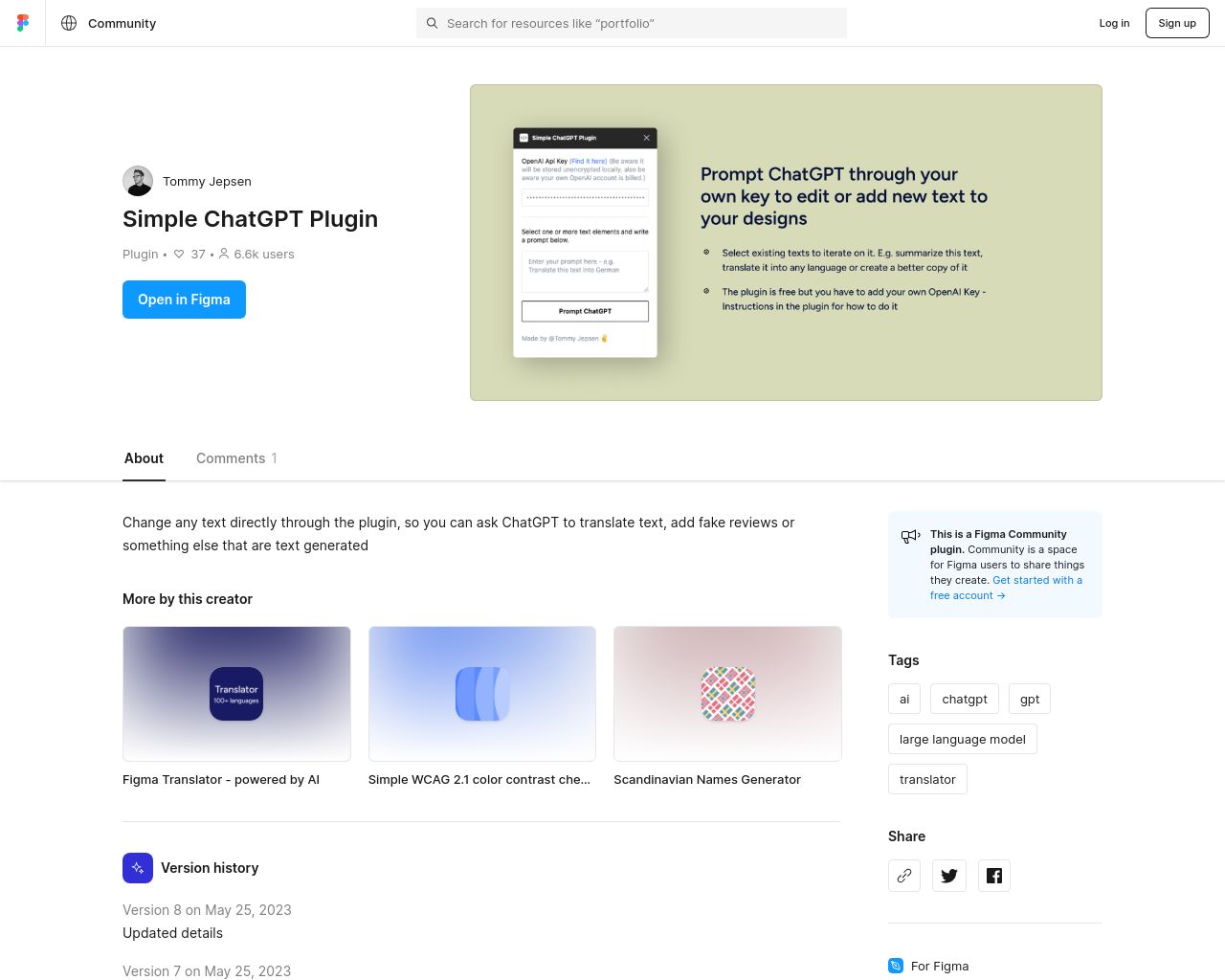 Simple ChatGPT Plugin