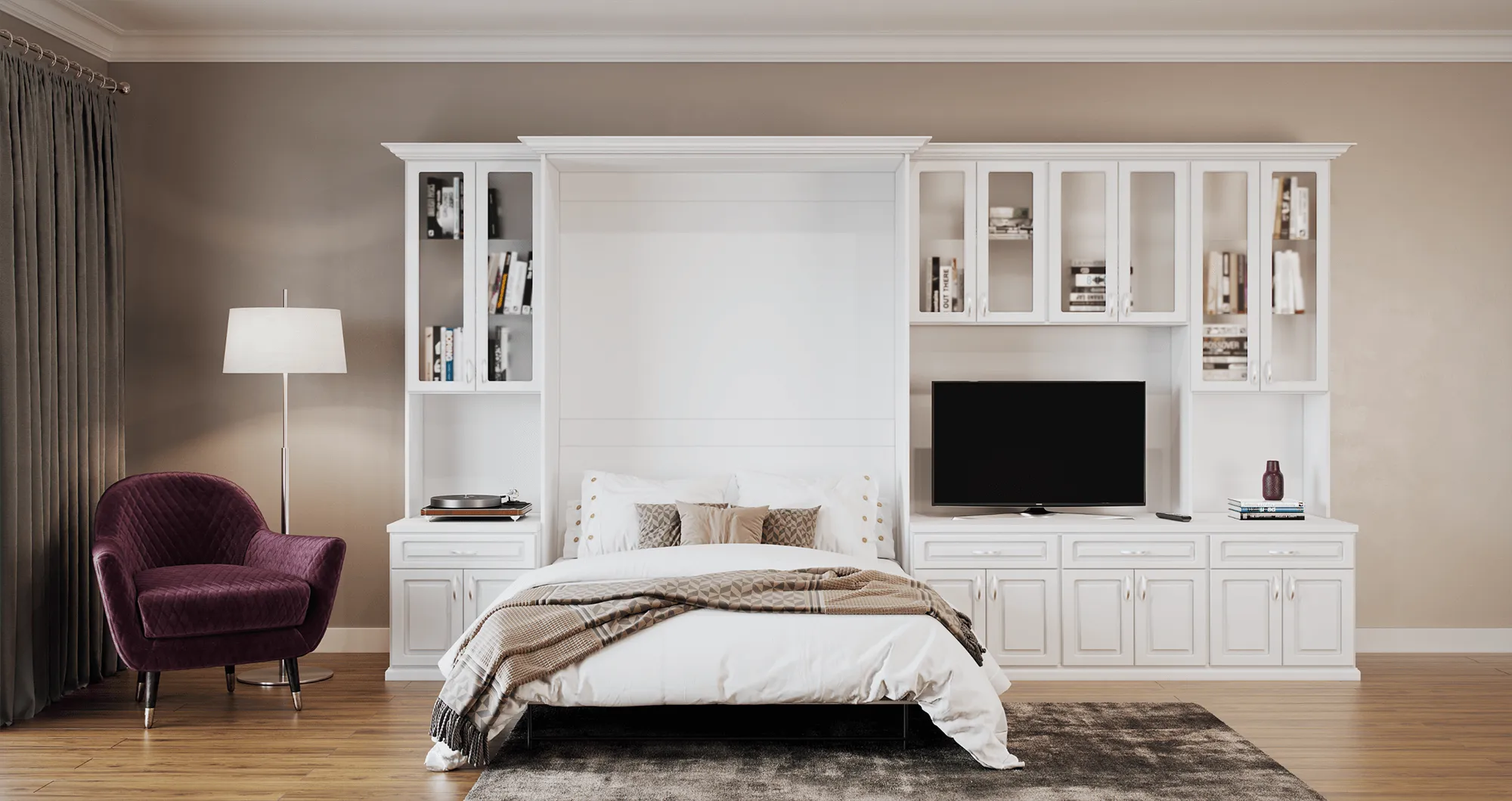 Murphy Beds | Wall Bed with Desk | Hideaway Wallbeds | Closet World®