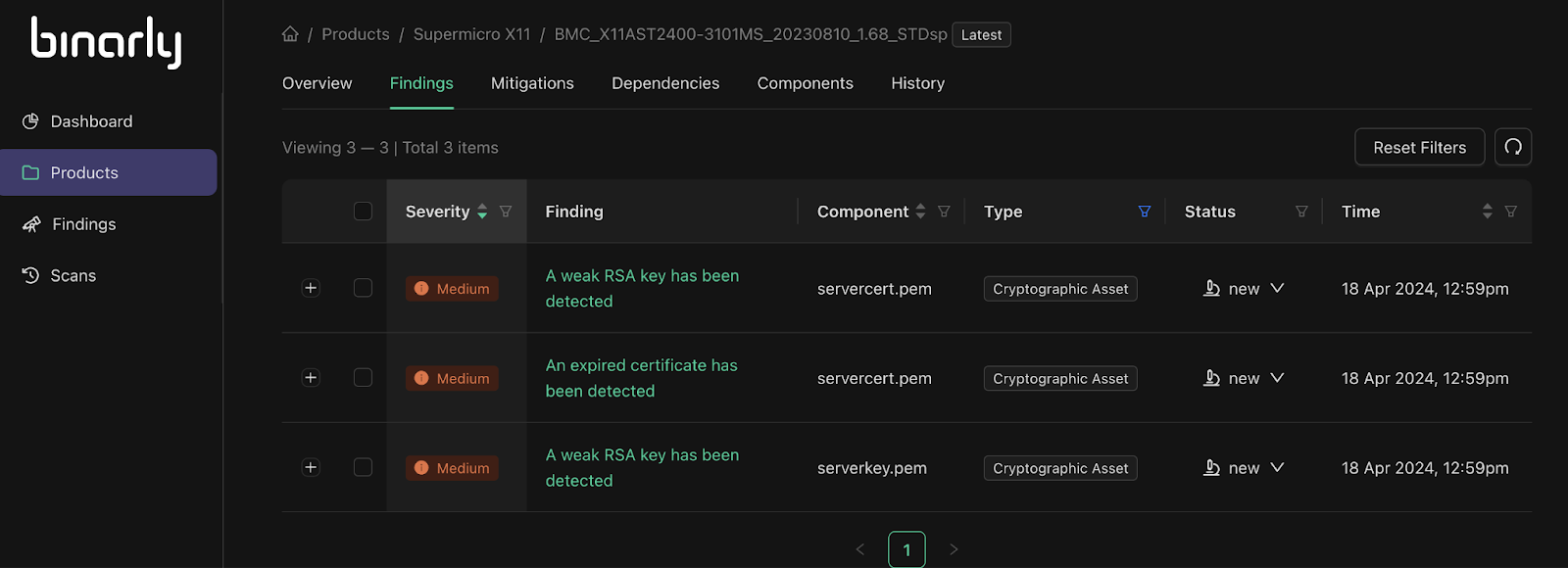 Binarly Transparency Platform v2
