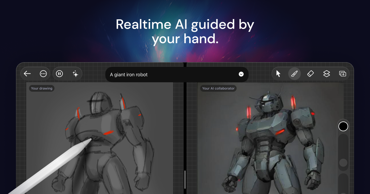 Muse Pro - Realtime AI guided by your hand