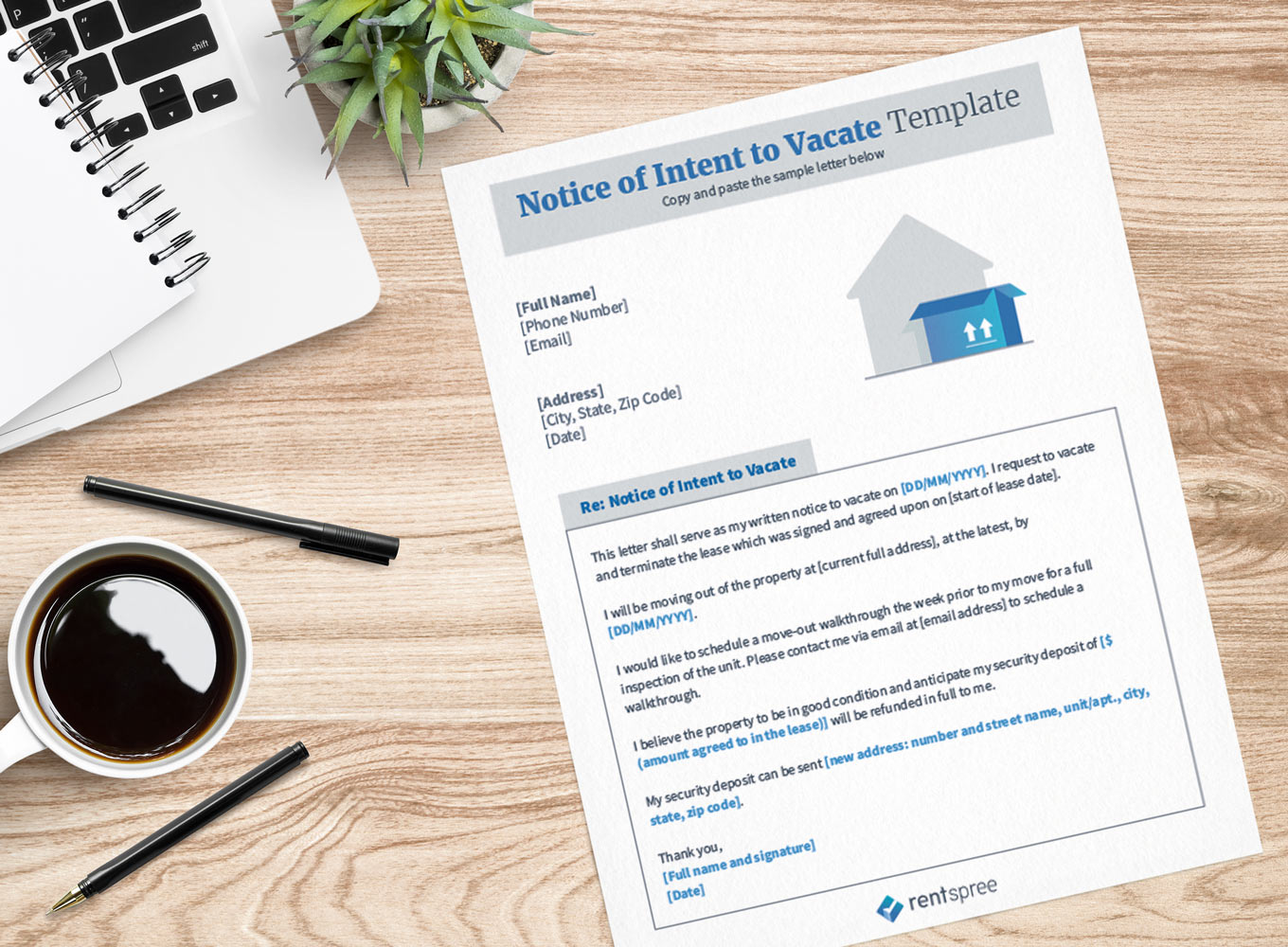 How to Write a Notice to Vacate [+ Template]