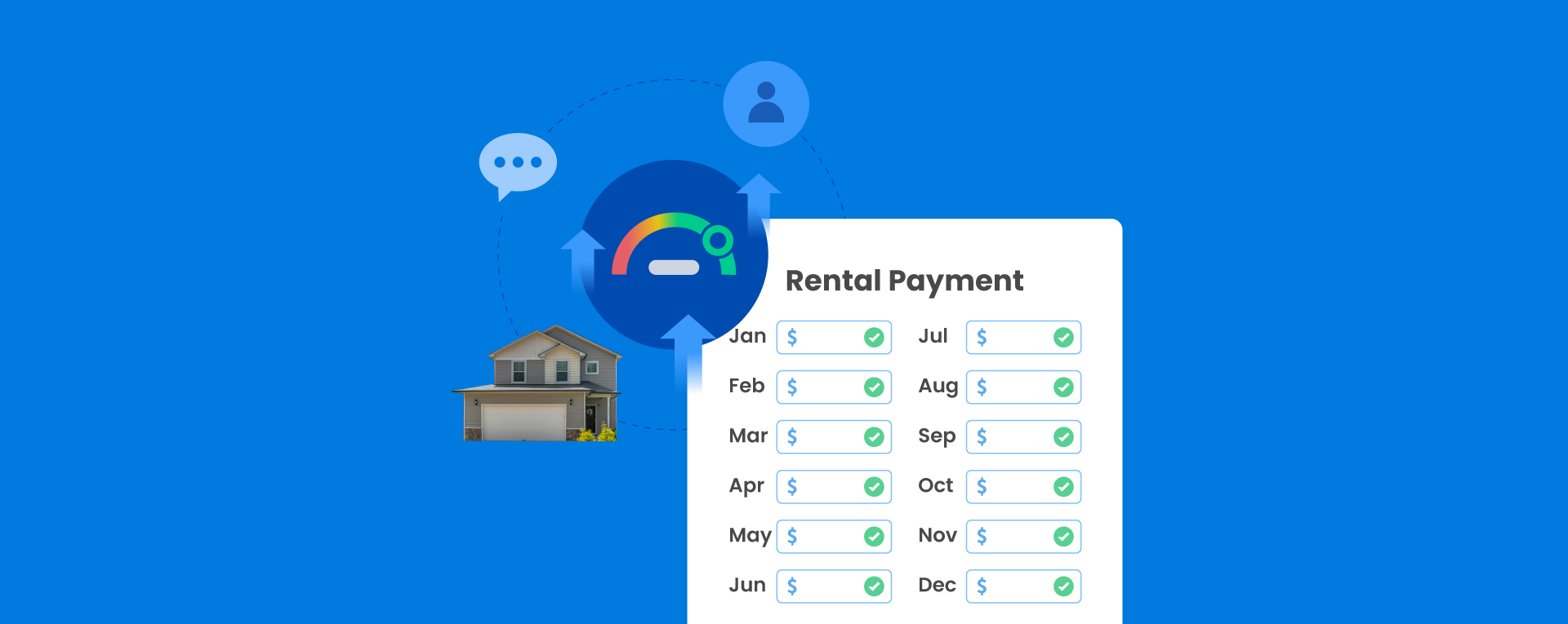 Build your credit by reporting past rent payments