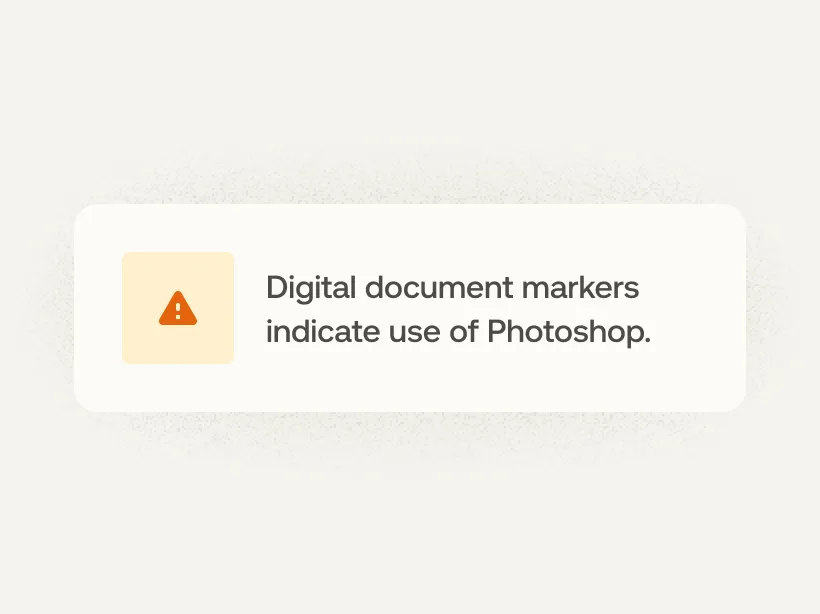 Document analysis | Automatic fraud scanning for tenant screening