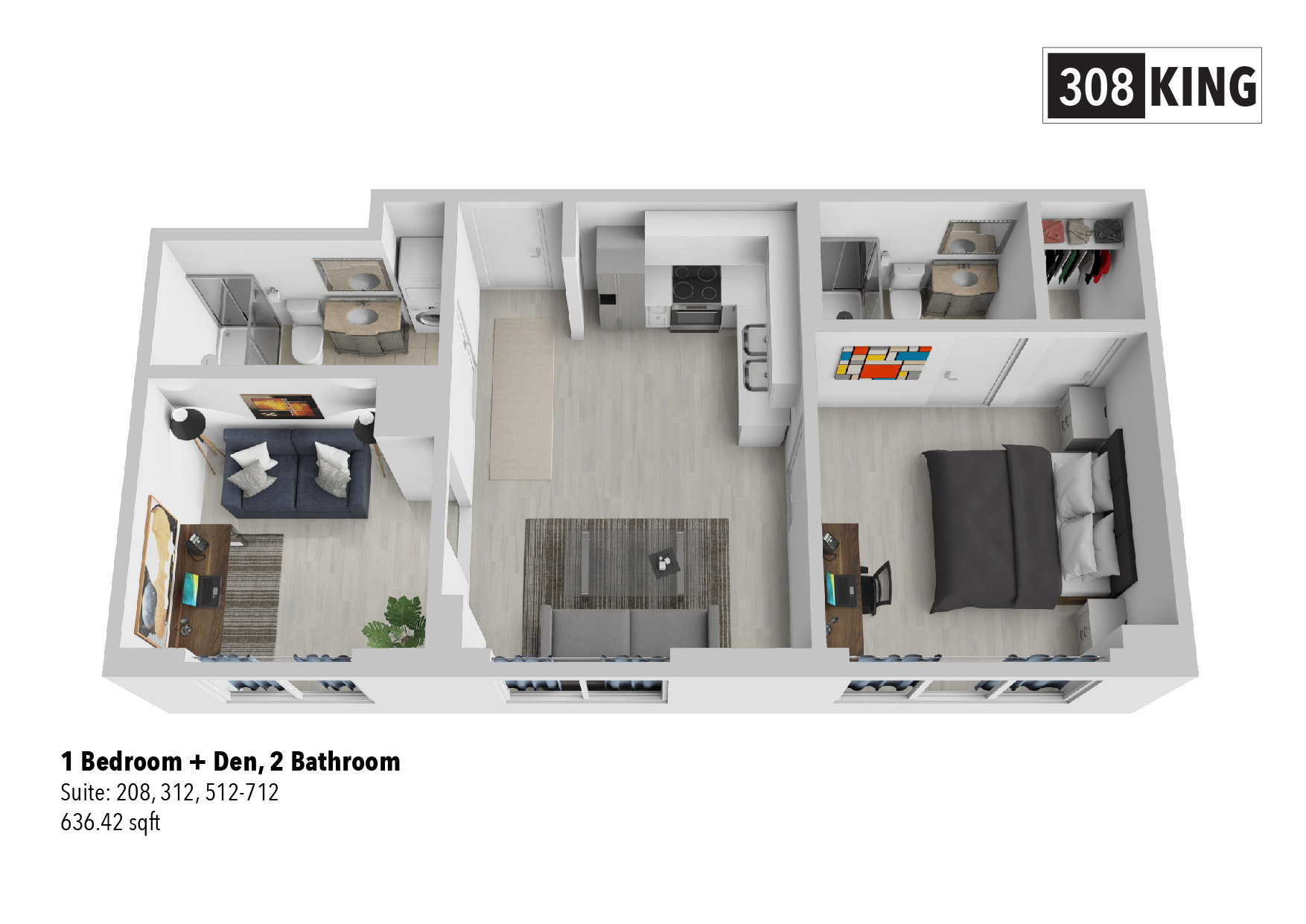 308 King St N Waterloo Student Residence & Housing for Rent