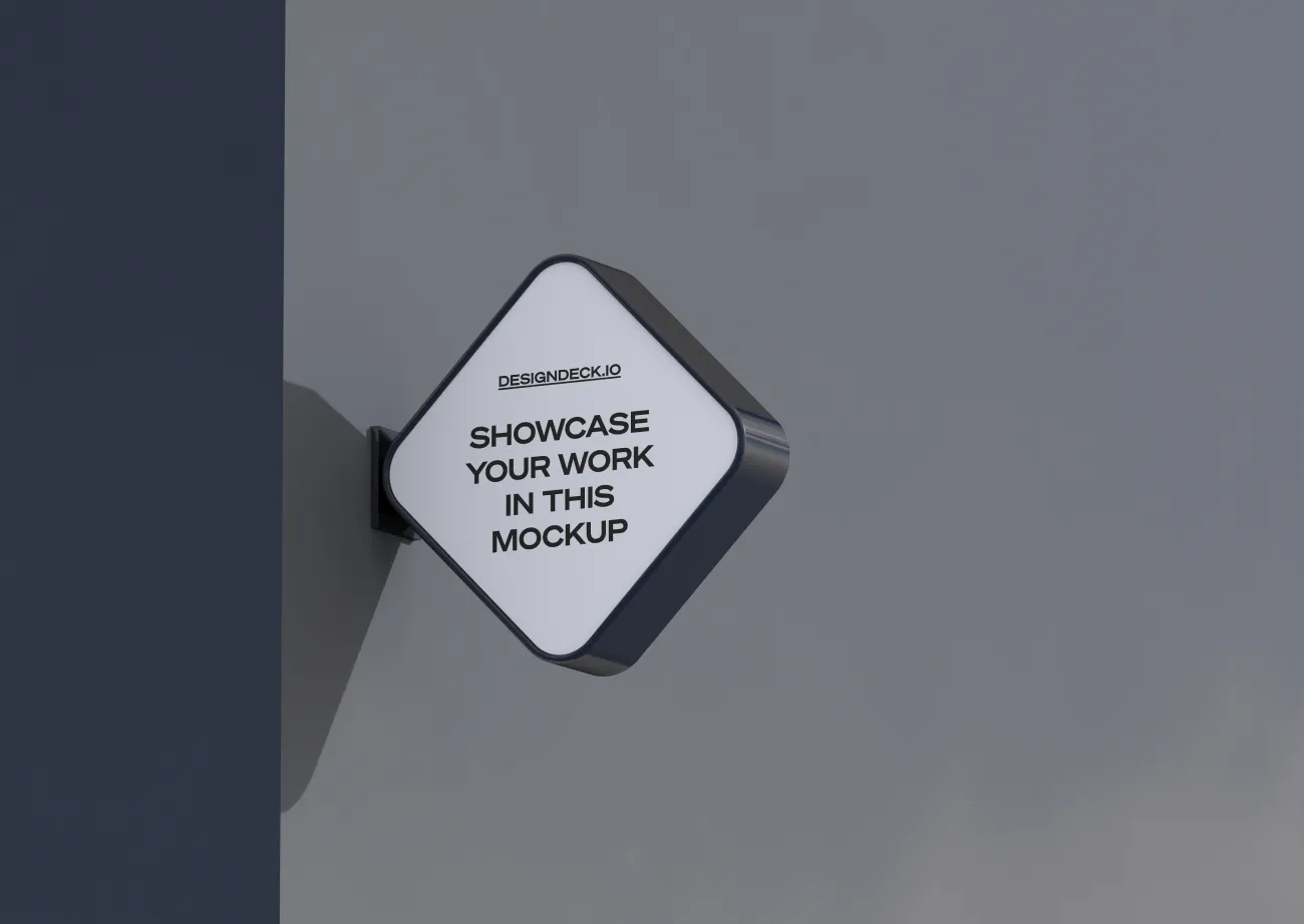 Corner Signs Mockups - Premium and Free Mockups