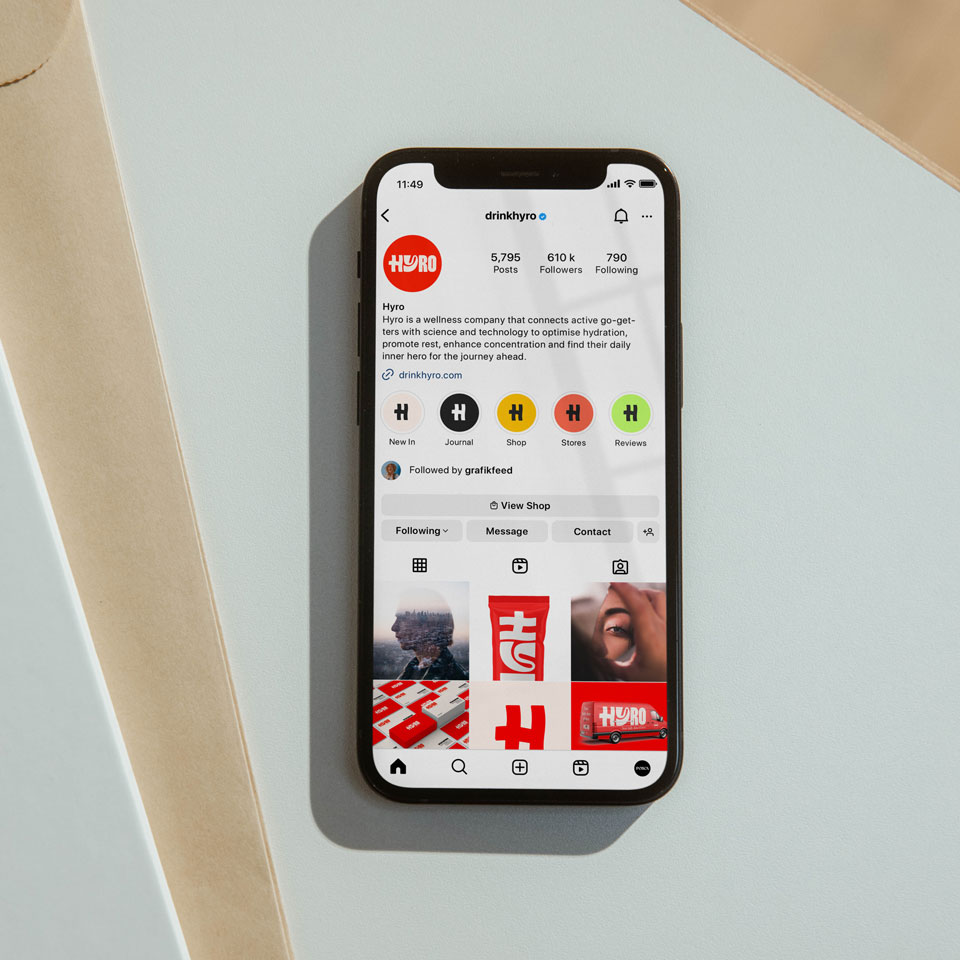 Hyro branding | by Electric Brands