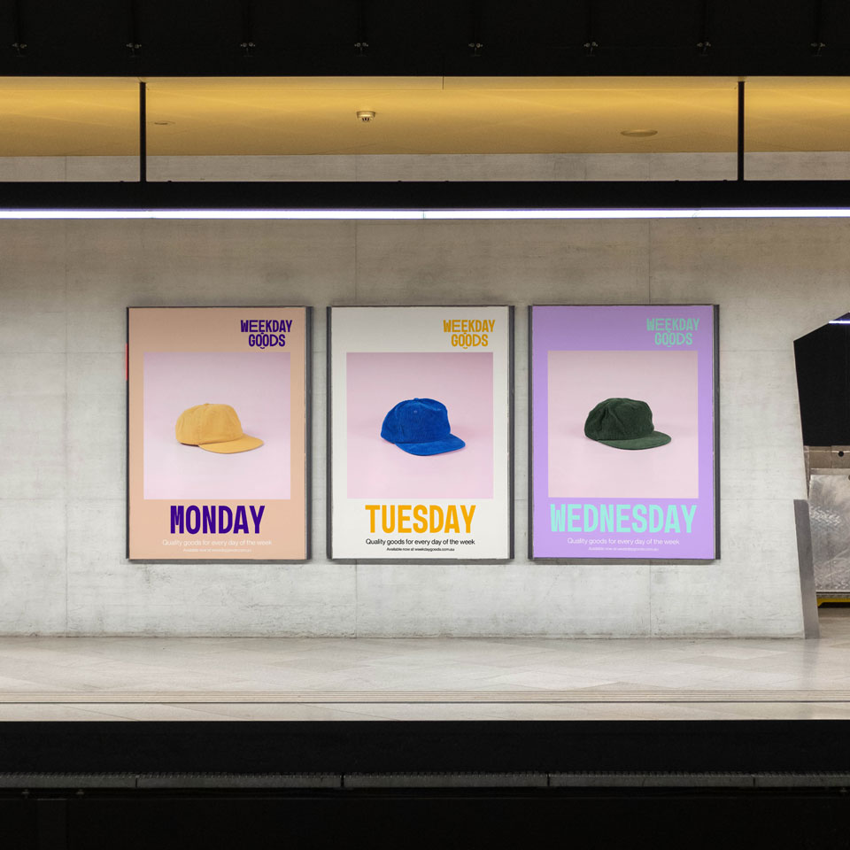 Weekday Goods branding | by Electric Brands