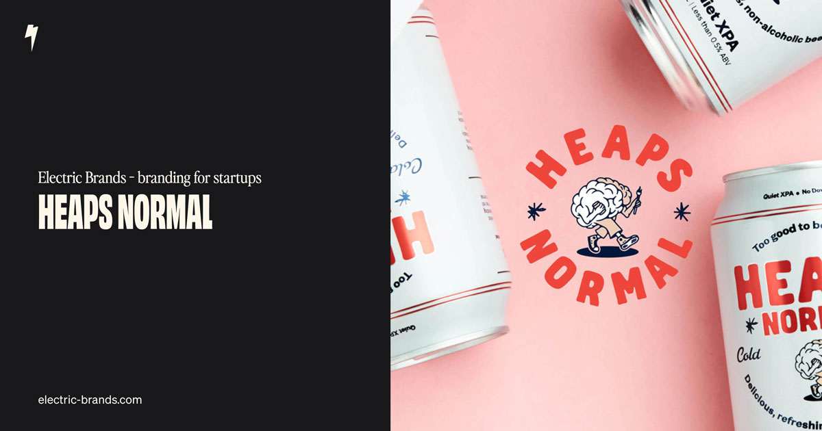 Heaps Normal branding | by Electric Brands