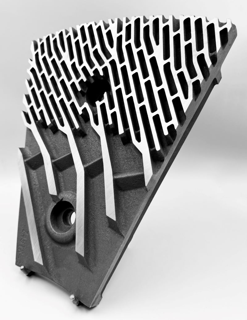 Refiner plate for Zhongfoma 45" defibrator