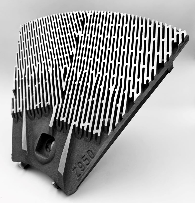 Refiner plate for Sunds L-36 defibrator