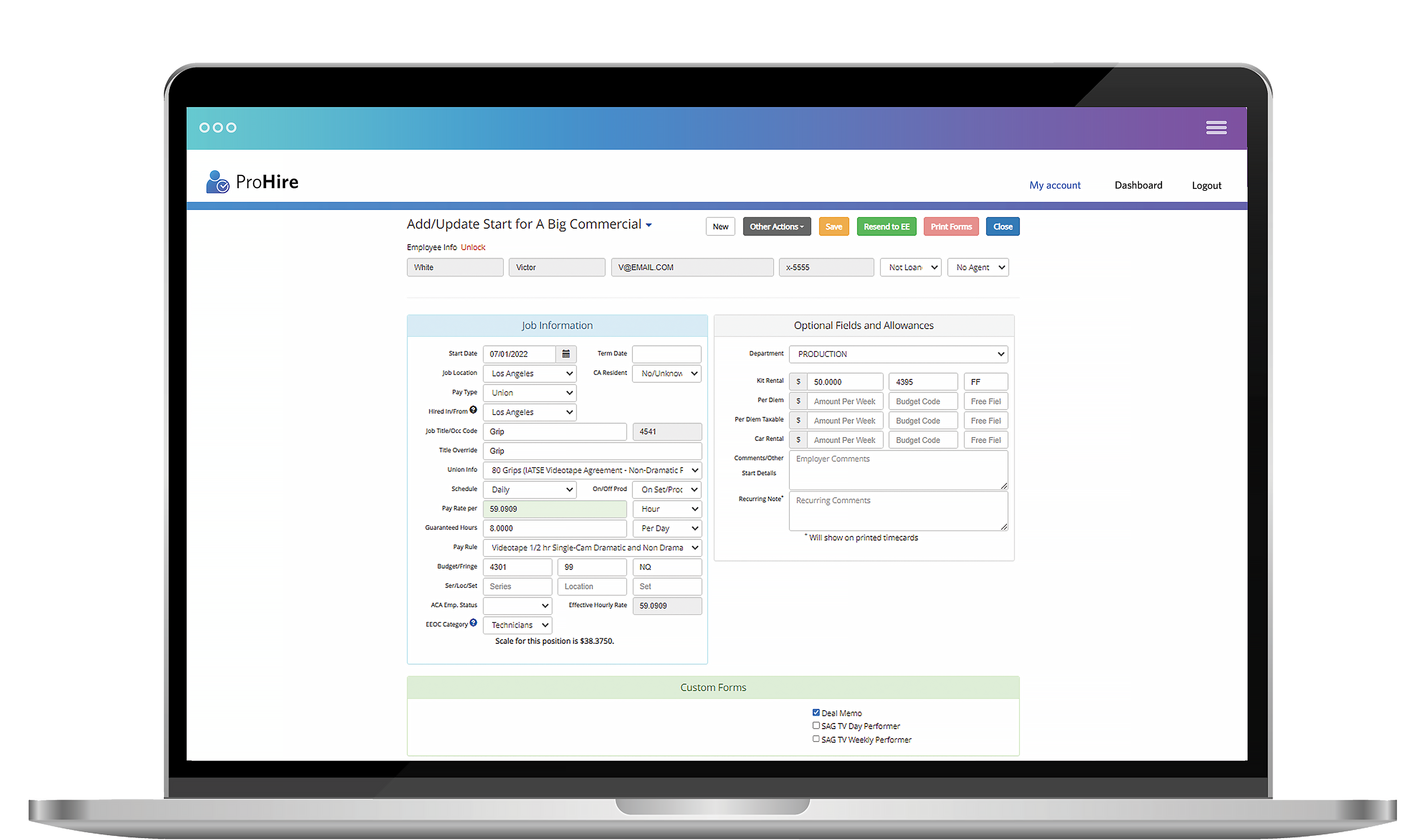 ProHire - Revolution Entertainment Services