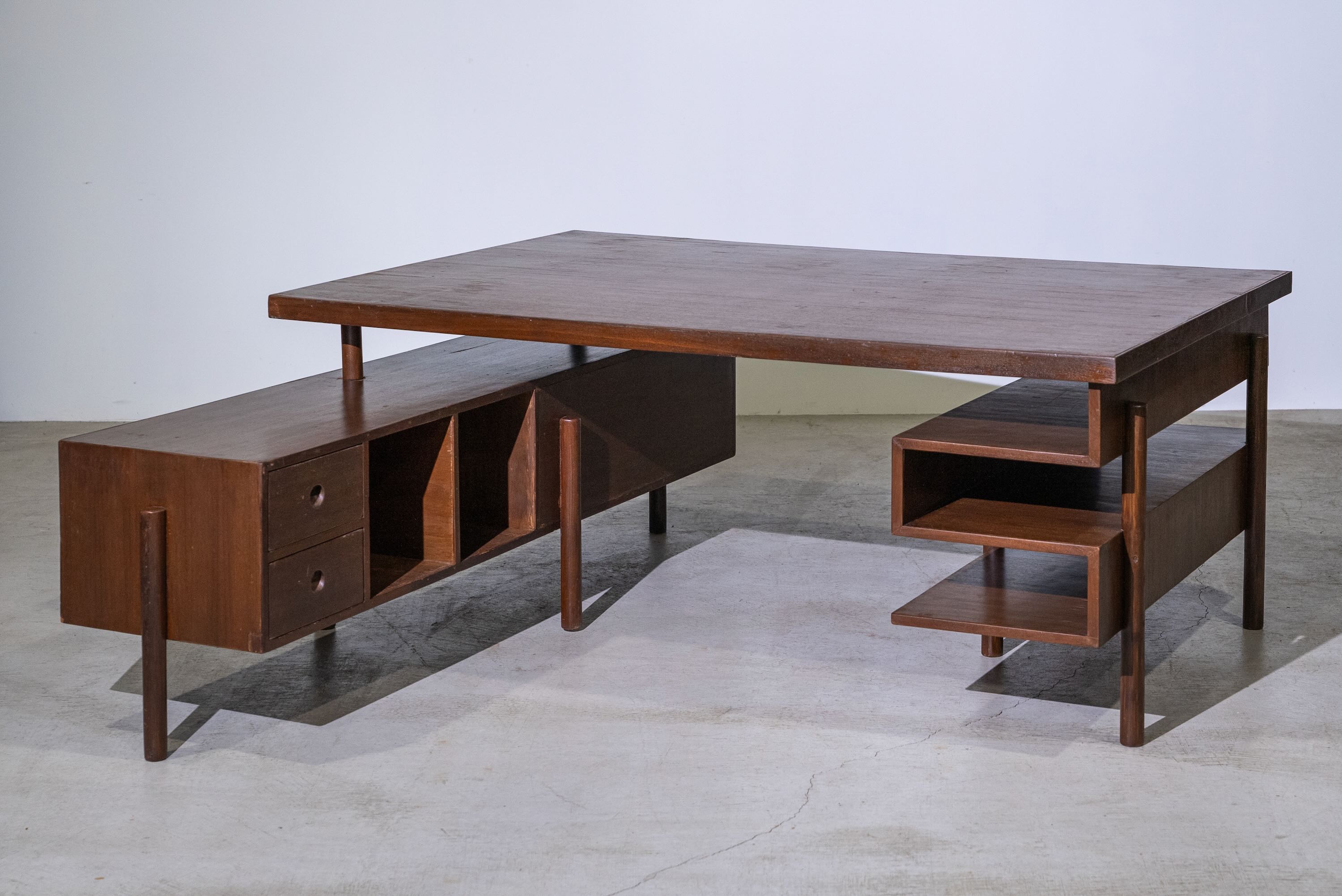 Gallery Attic | Pierre Jeanneret | 3-Part Desk