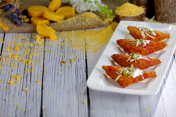 Triangle Bread Peda for Desserts with Bread To Try at Home