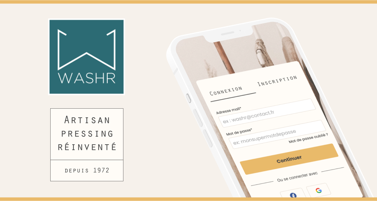 WashR : Votre pressing livré en 24H