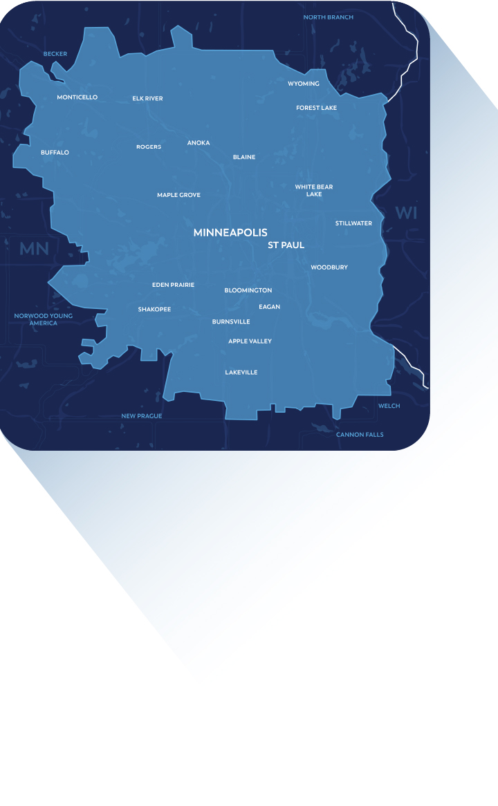 Service Area - Twin Cities Electrical Services | Randy's Electric