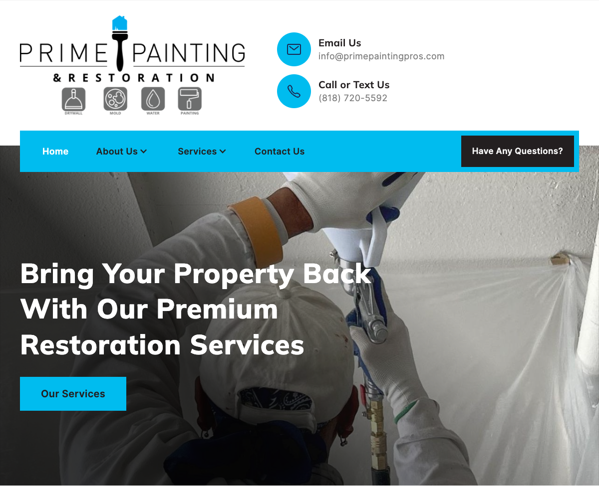 Prime Painting & Restoration | Expert Painting & Restoration Services