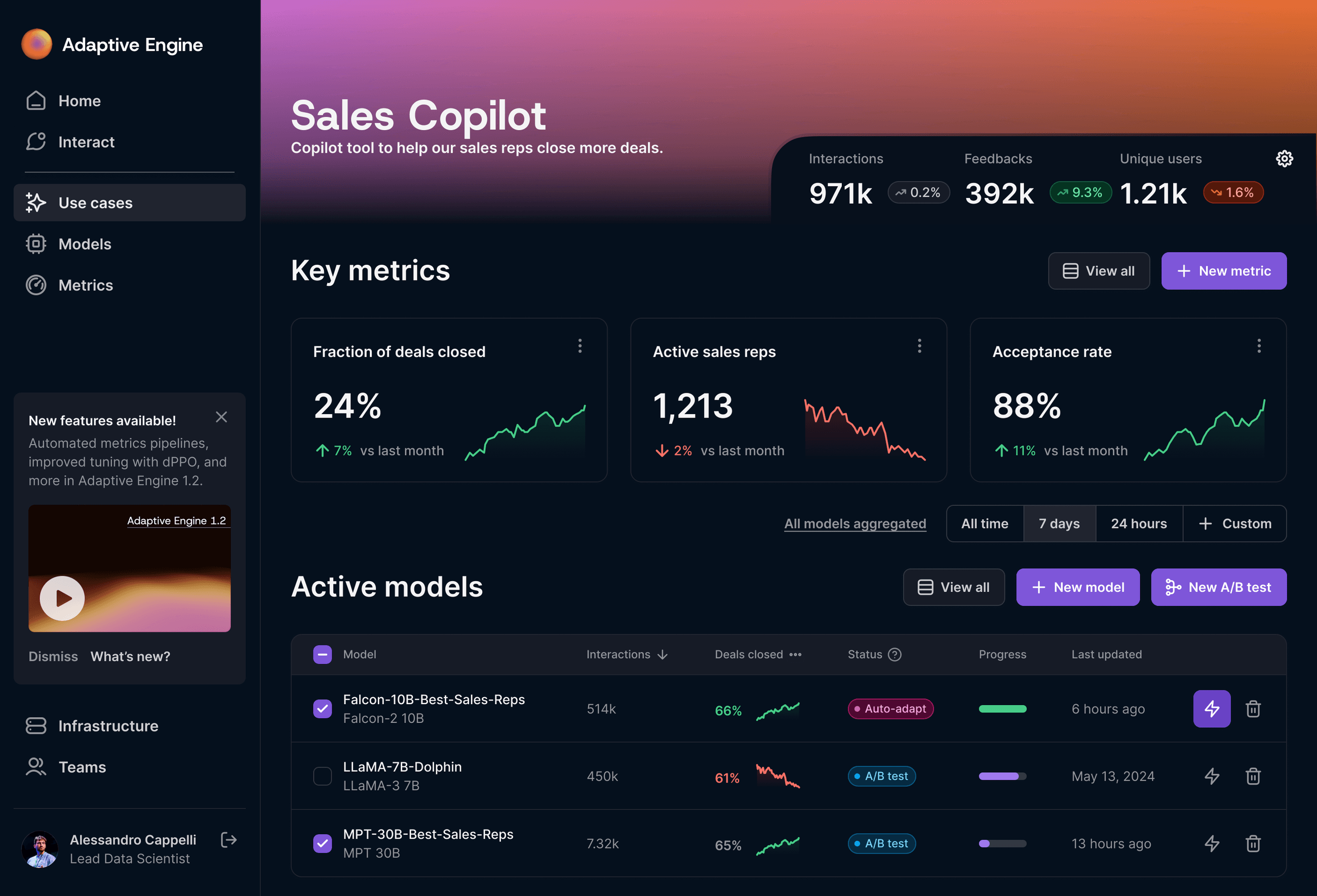 Adaptive ML — Adaptive Engine