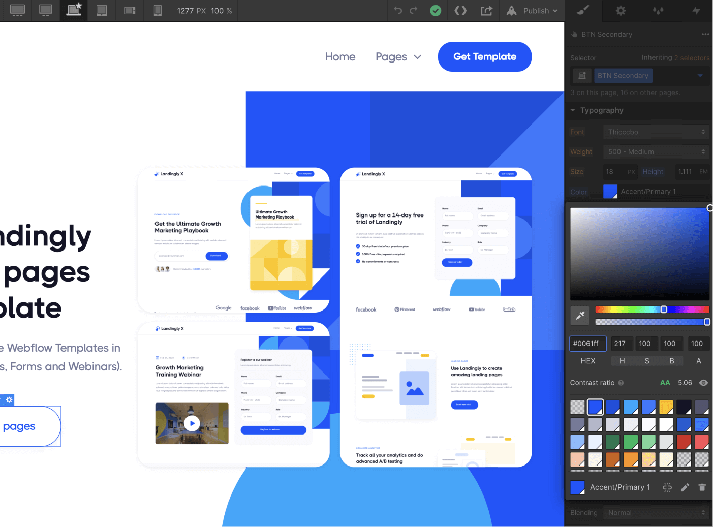 Start Here - Landingly X - Webflow Website Template