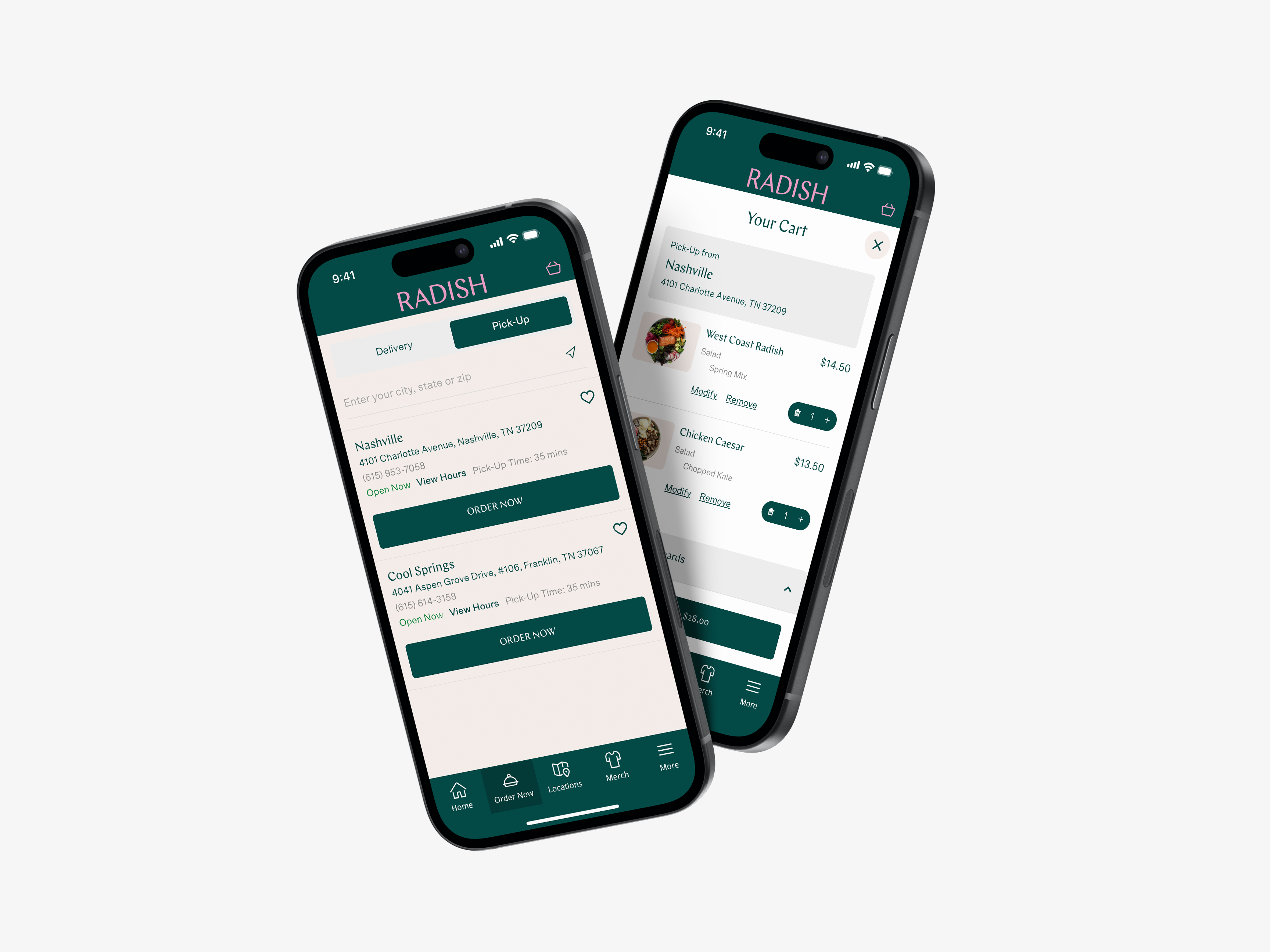 Radish Kitchen App by Vyten