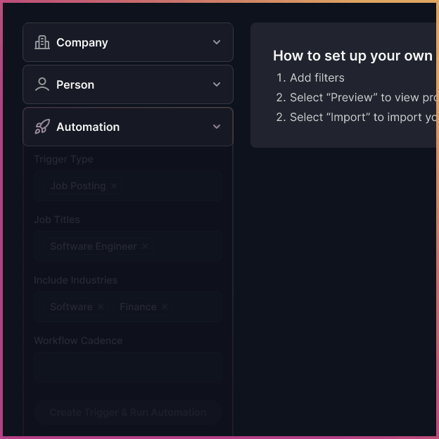 Trigify.io: Data-driven prospecting with sales triggers
